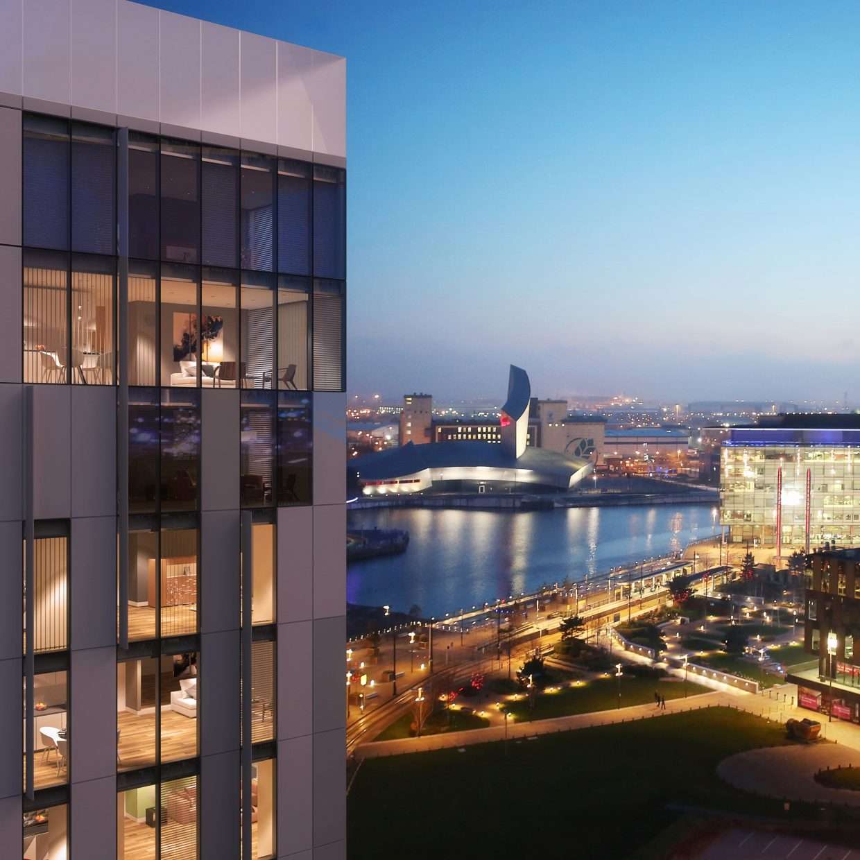 X1 Media City: Tower 3 - Invest in Manchester - Knight Knox